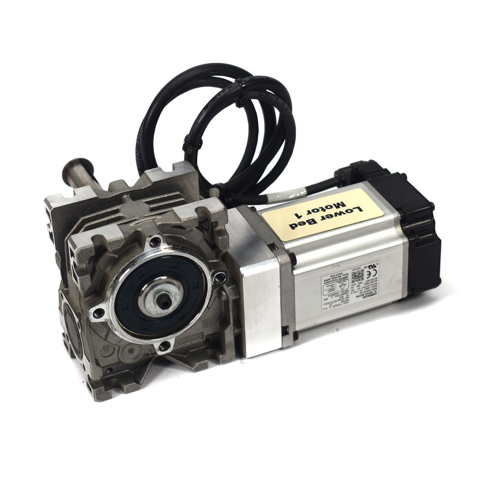 Omron R88M-K40030T-S2 Servo Motor w/ Varvel FRT28B320DQM Right Angle ...