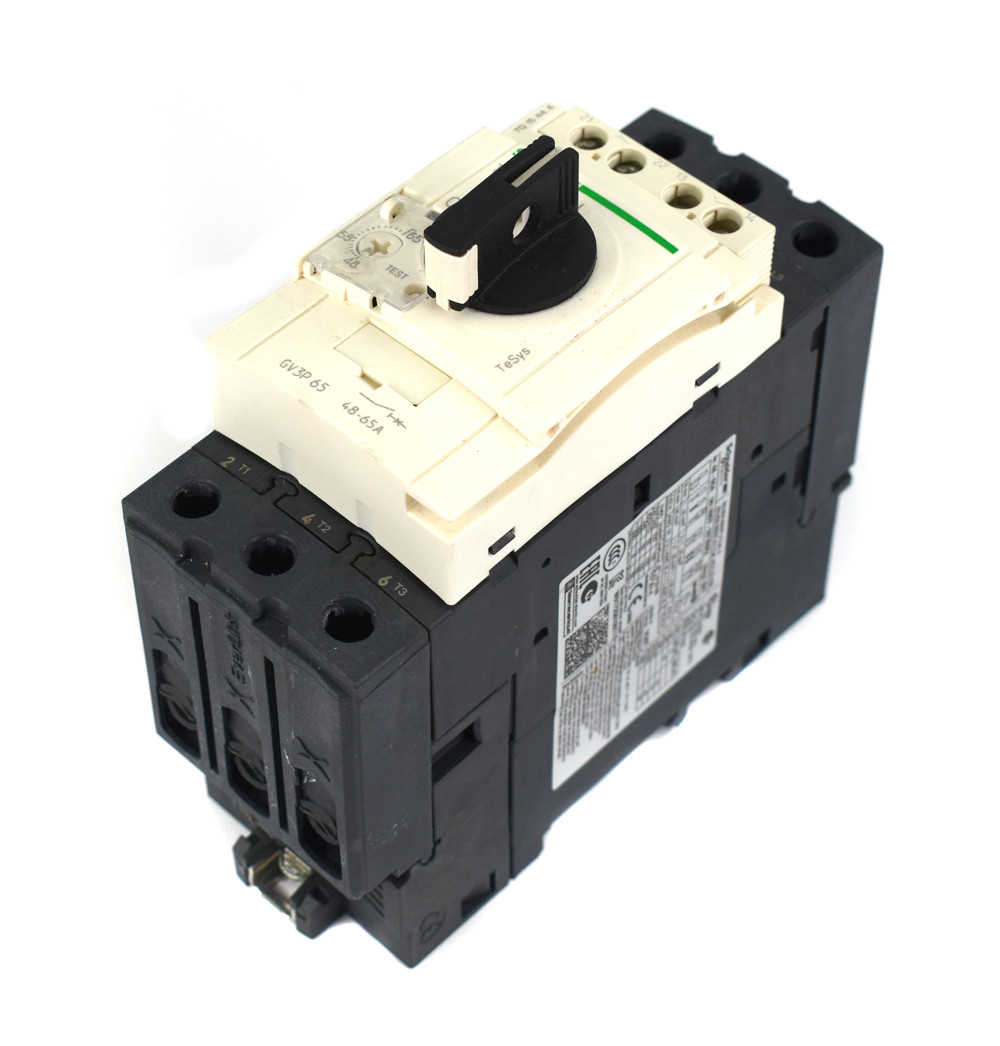 Schneider Electric GV3P65 Circuit Breaker TeSys Deca Manual Motor ...
