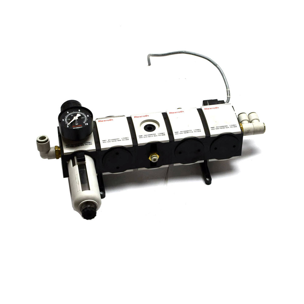 Rexroth AS2-FRE-G038-GAU 7290 Filter Regulator Assembly G 3/8" w/ 4 Modules