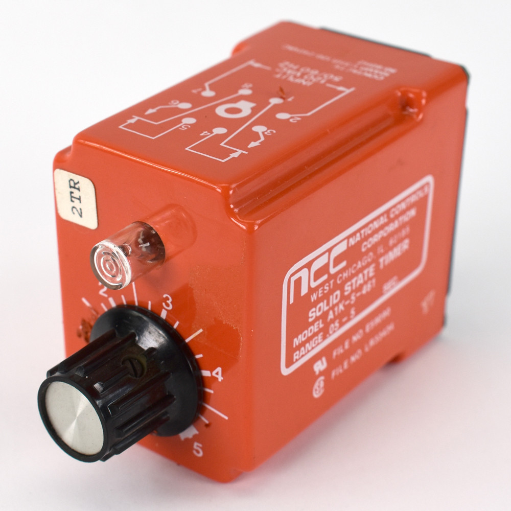 Ncc A1k 5 461 Solid State Timer Relay 05 5 Seconds 120vac