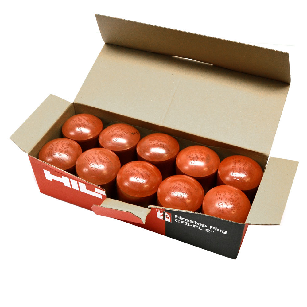 Hilti CFS-PL 2" Firestop Plug 2030021 Red (10)