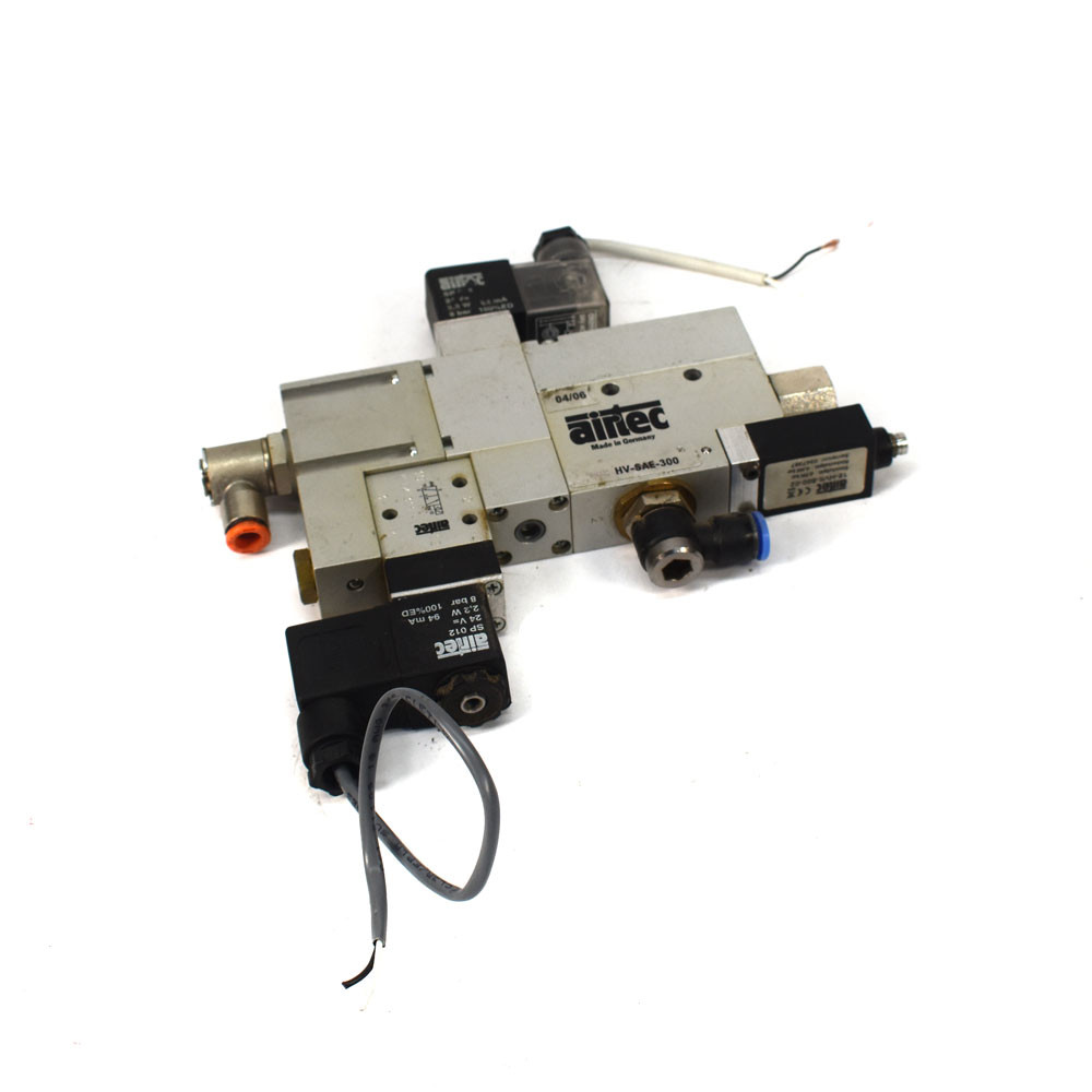 Airtec HV-SAE-300 Central Ejector w/ M-04-331-HN, & SP 012 Solenoid ...