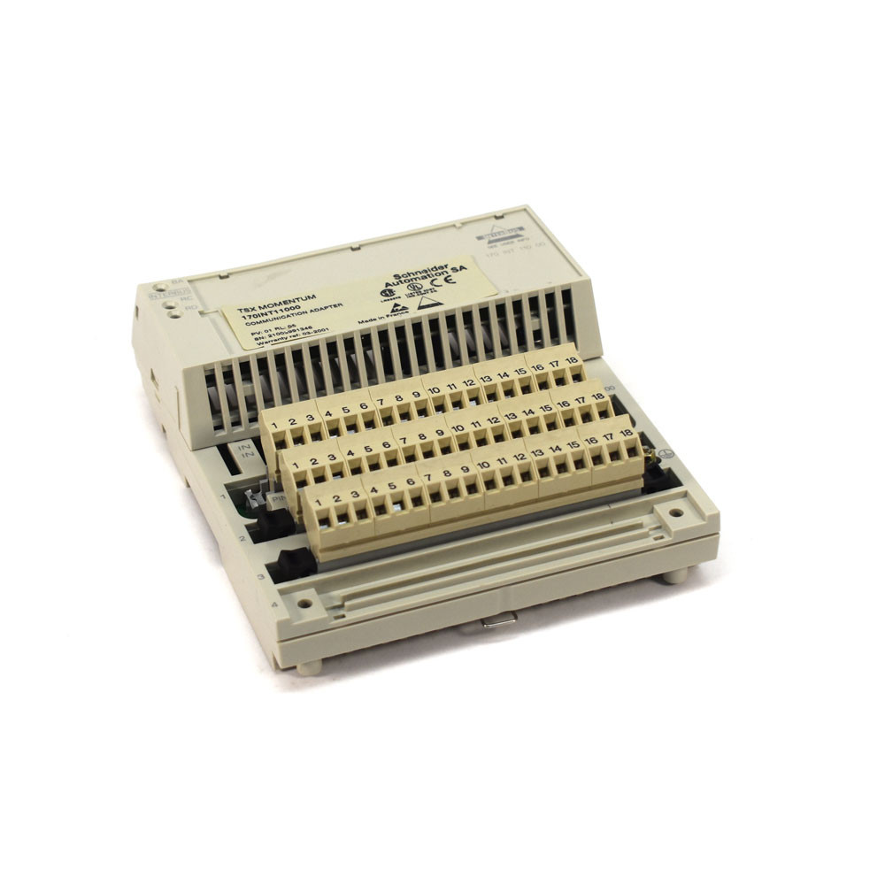 Schneider InterBus 170ADI35000 TSX Momentum I/O BASE w/ 170INT11000 ...