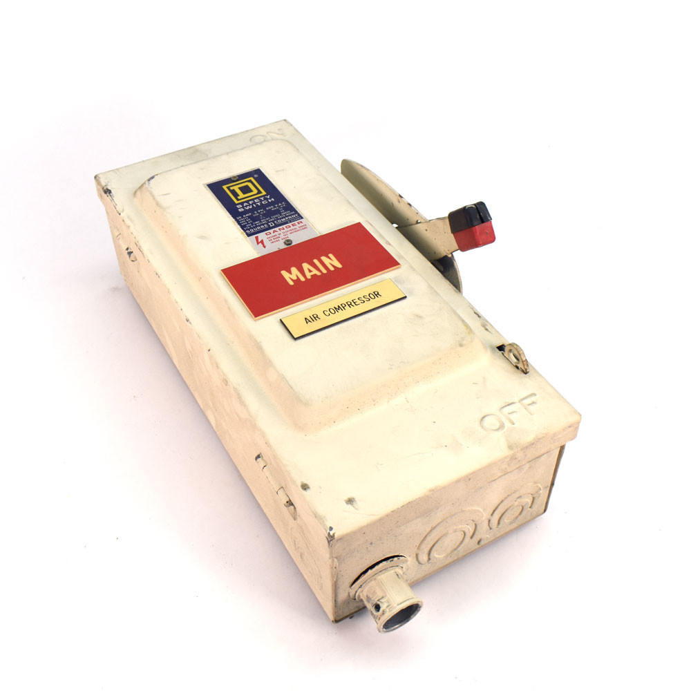 Square D H361 Ser. D2 Fusible Disconnect Safety Switch 30A 3PH 600VAC ...