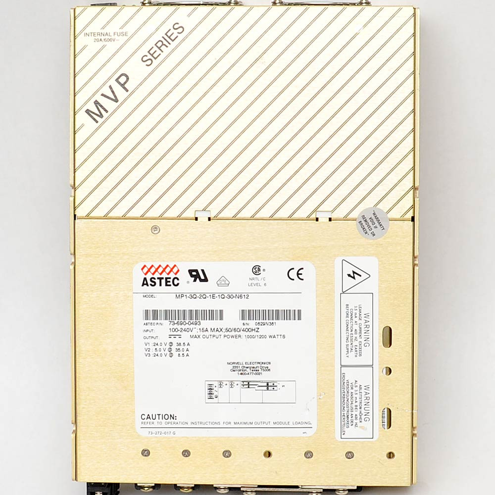 Astec MP1-3Q-2Q-1E-1Q-30-N612 Modular Power Supply 73-690-0493 3 ...