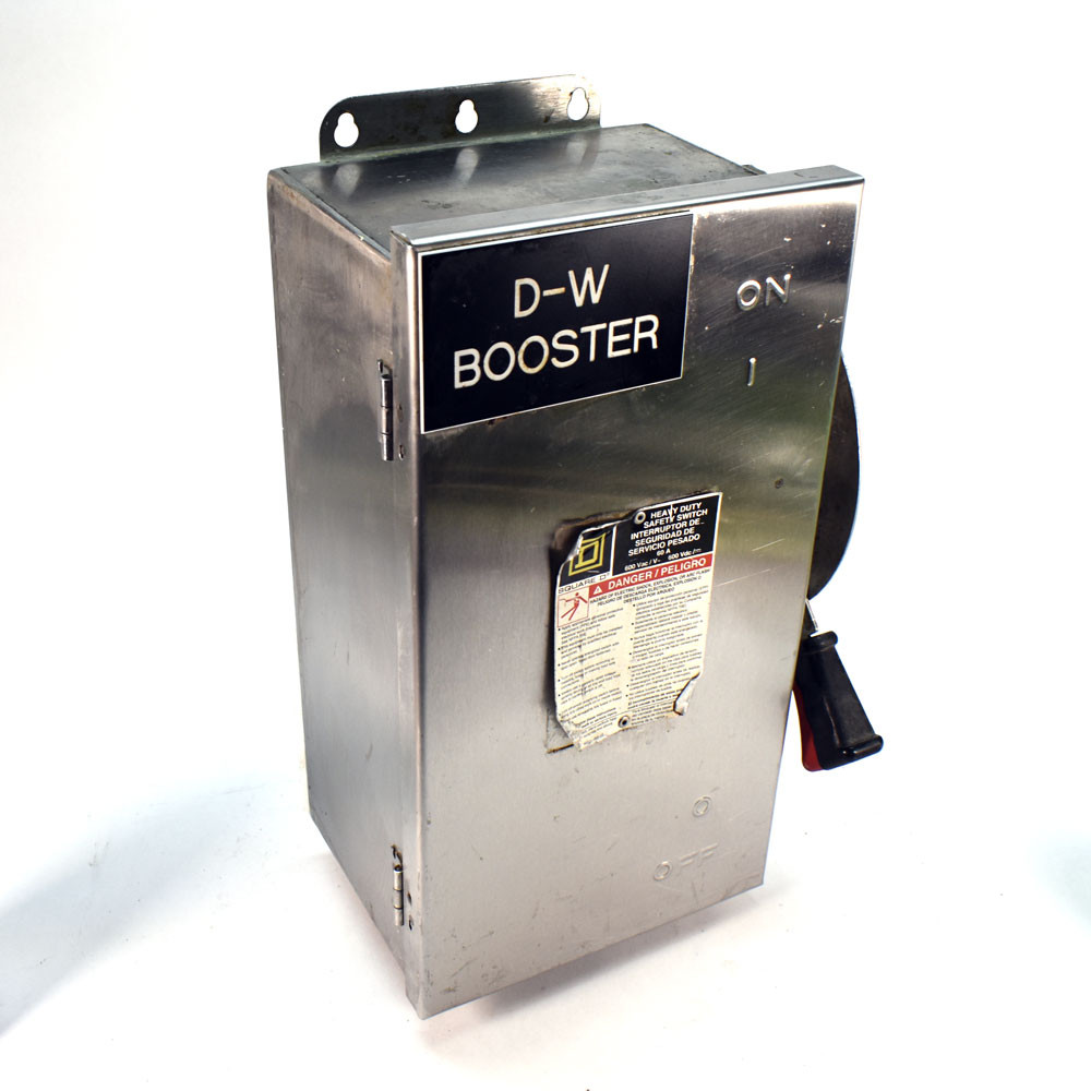 Square D H362DS Safety Disconnect Switch 60A 50HP 600VAC Heavy-Duty ...