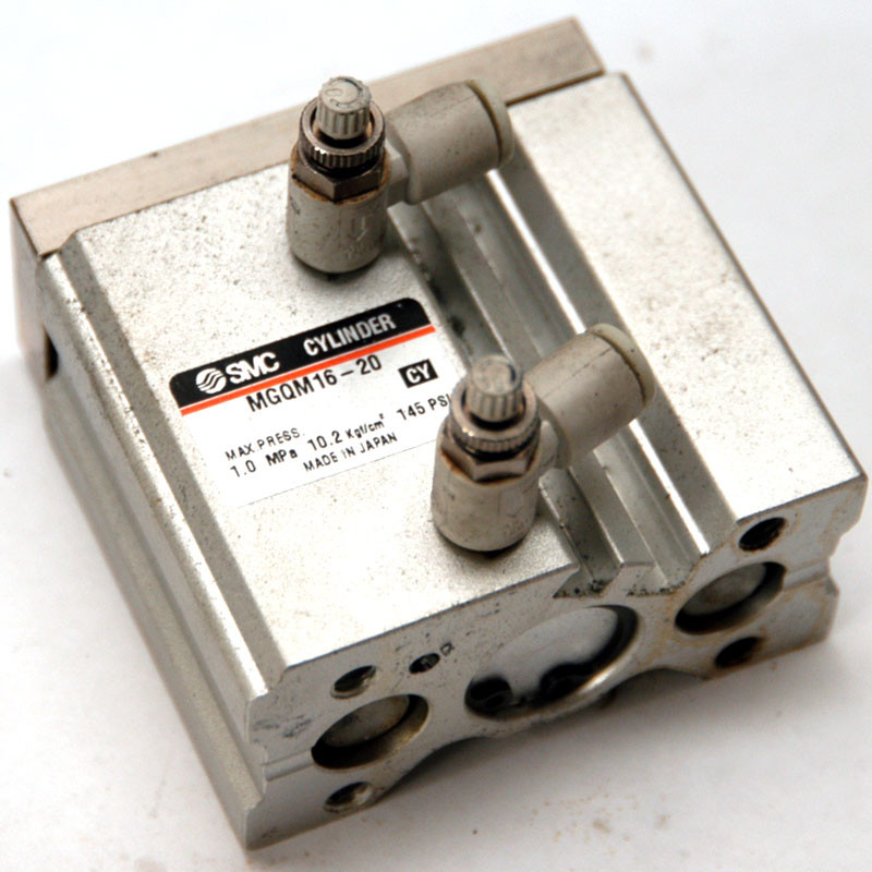 SMC MGQM16-20 Guide Cylinder Slide Bearing 20mm Stroke 1.0MPa
