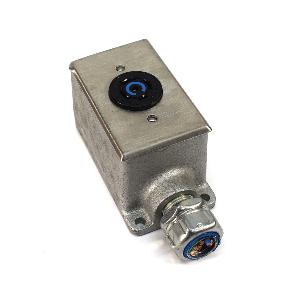 Crouse-Hinds 1/2" FD1 3/4" FD2 Outlet Box w/ Hubbell 20A 120/208V ...