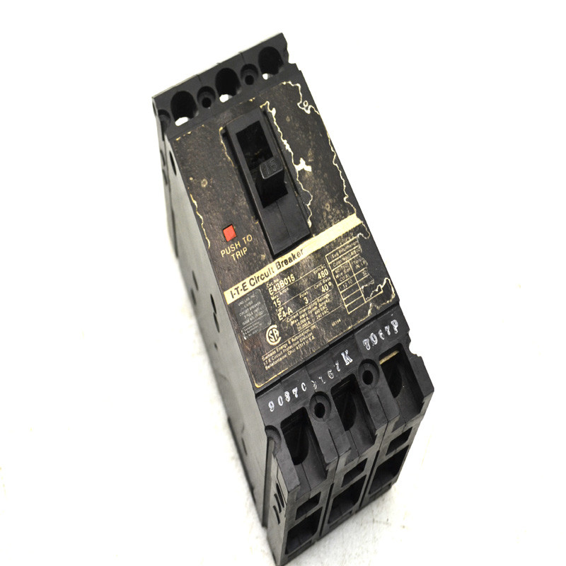 Siemens ITE E43B015 Type E4-A Molded Bolt-On 3-Pole 15A Circuit Breaker ...