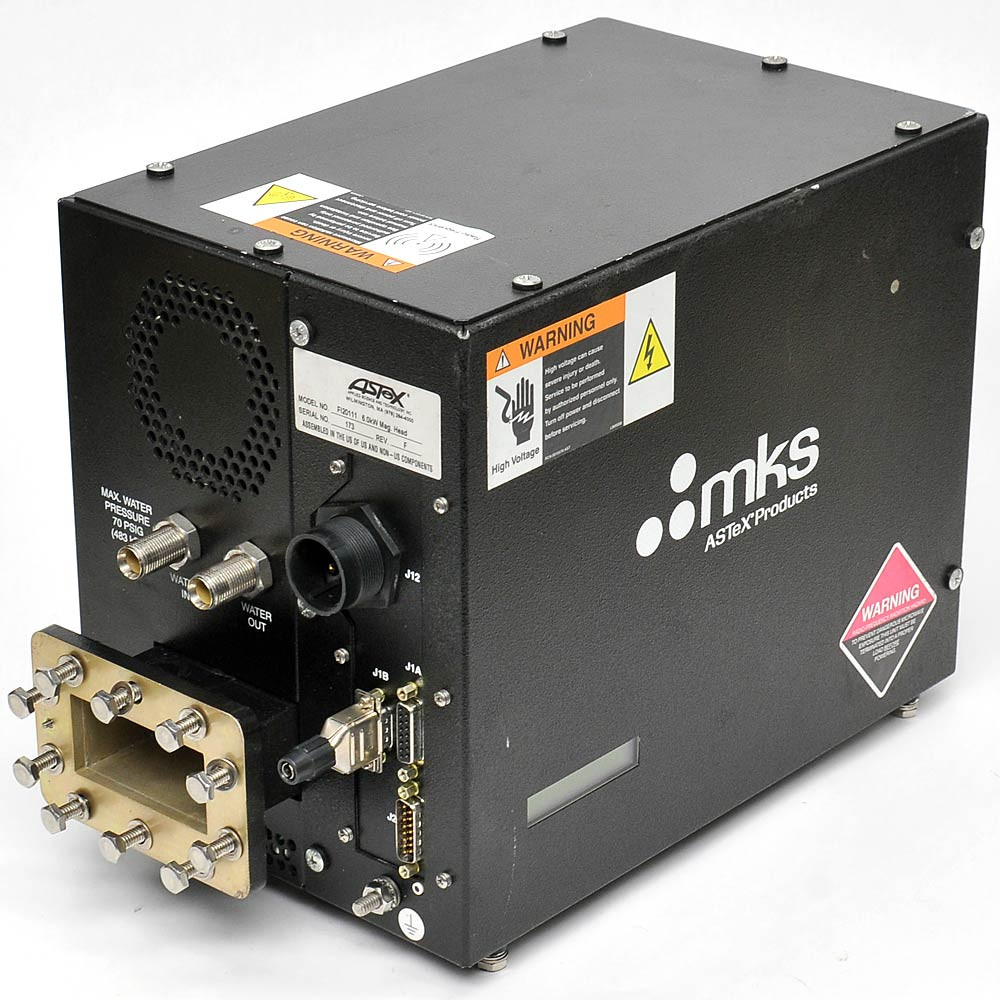 MKS AsTex FI20111 6.0kW Mag. Head Magnetron RF Generator WR284 ...