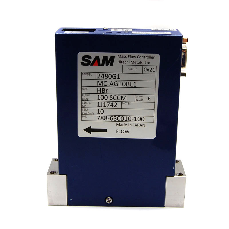 SAM Fantas 2480G1 MC-AGT0BL1 Digital MFC Mass Flow Controller HBr/100cc C-Seals