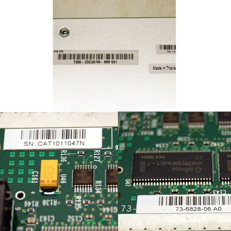 Cisco 7304 Series 7300-2OC3ATM-MM 2-Port OC3 ATM Line Card w/ Multi-Mode