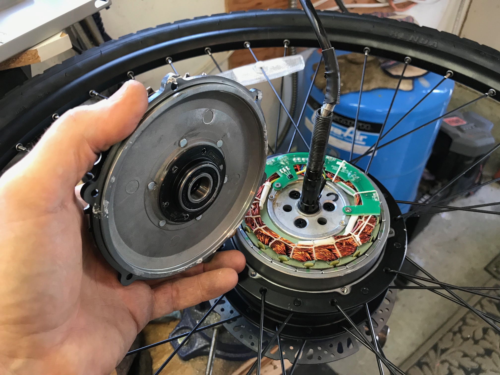 Rad rover 6 plus rattling noise when motor spinning...changed the ...