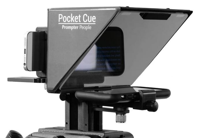 Pocket Cue Affordable teleprompter now shipping - Prompter People