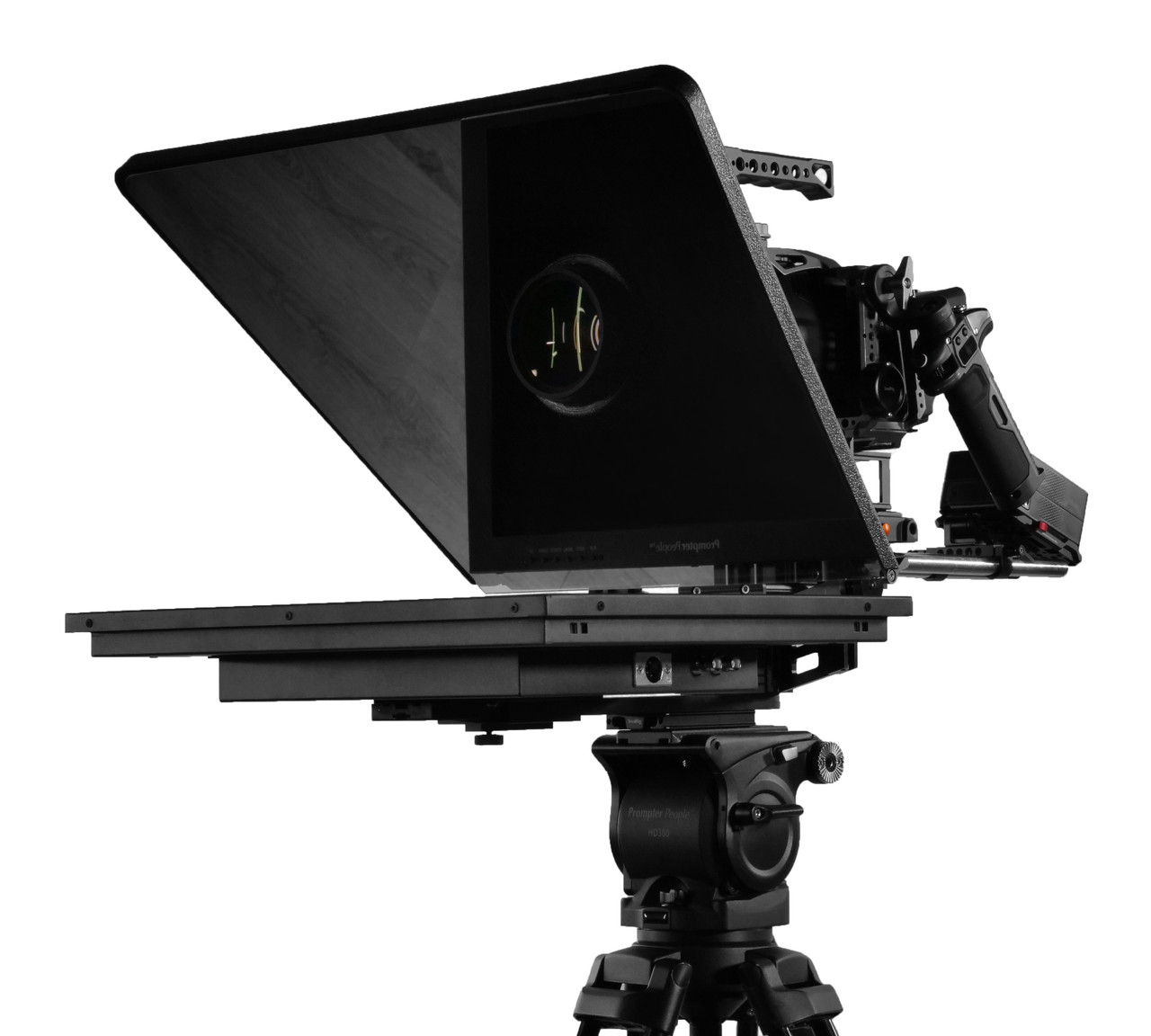 ProLine Plus 15mm Rail Mount Teleprompter Series - Prompter People ProLine Plus 15mm Rail Mount Teleprompter Series - Prompter People