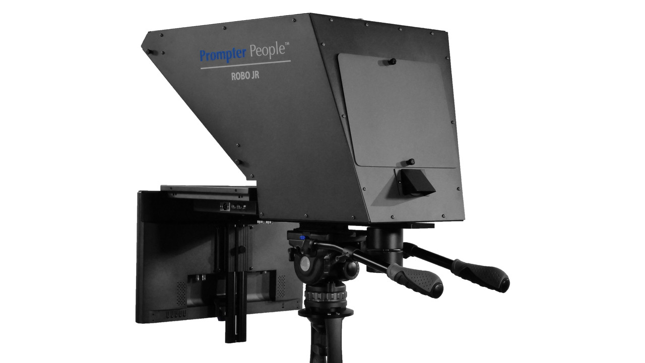 PTZ Camera and Robotic Camera Teleprompter with Talent Monitor HD-SDI ...