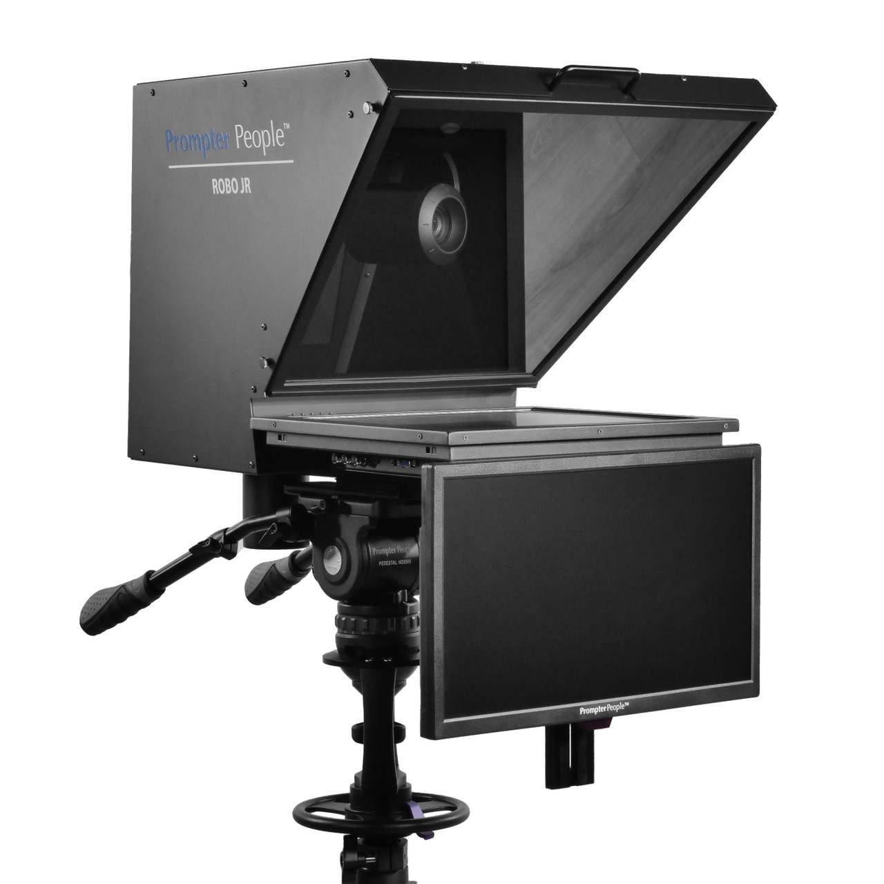 PTZ Camera and Robotic Camera Teleprompter with Talent Monitor HD-SDI ...