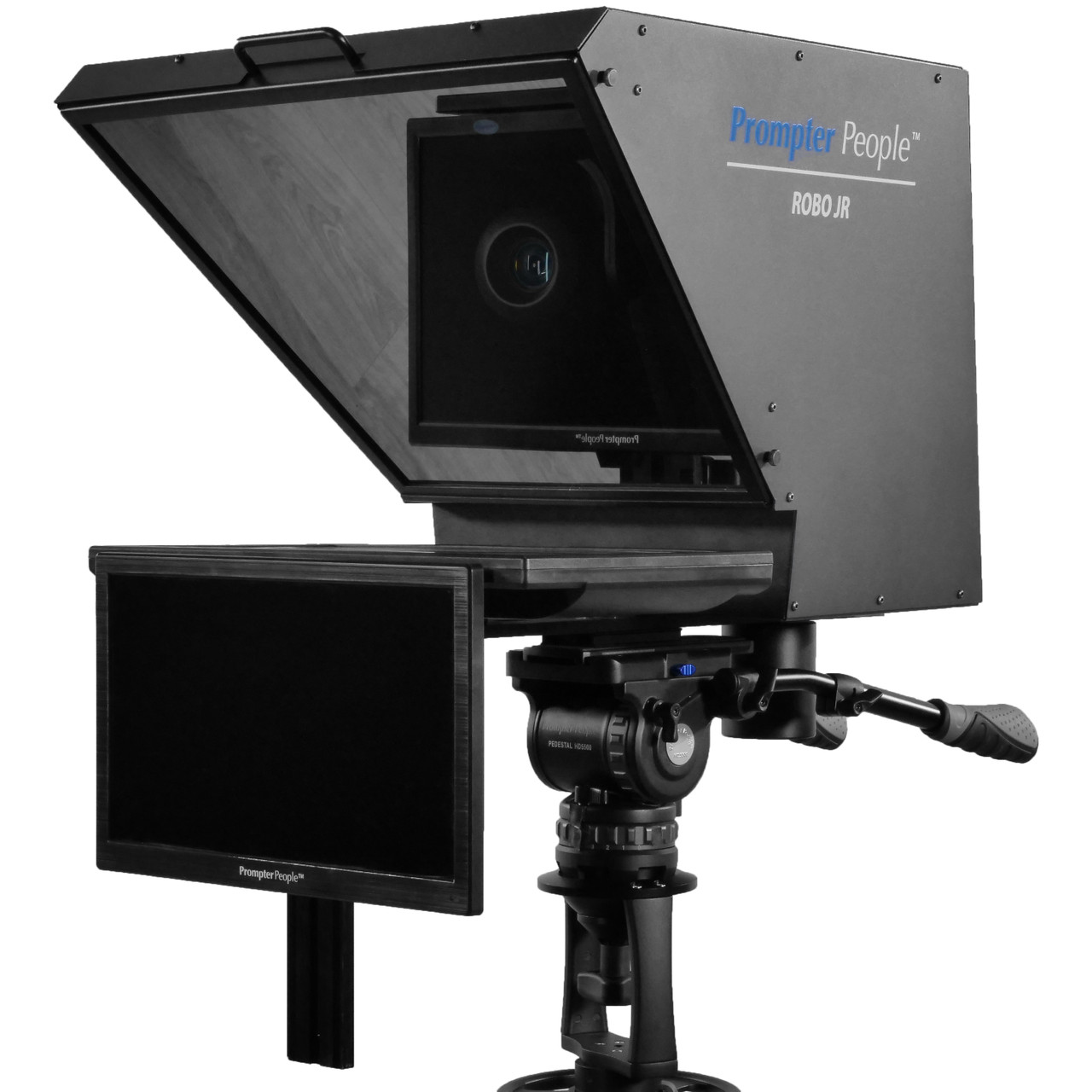 PTZ Camera and Robotic Camera Teleprompter with Talent Monitor HD-SDI ...