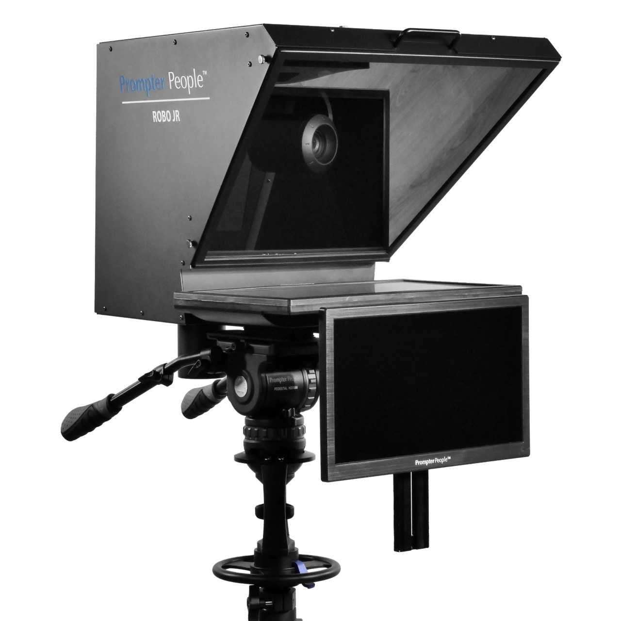 PTZ Camera and Robotic Camera Teleprompter with Talent Monitor HD-SDI ...