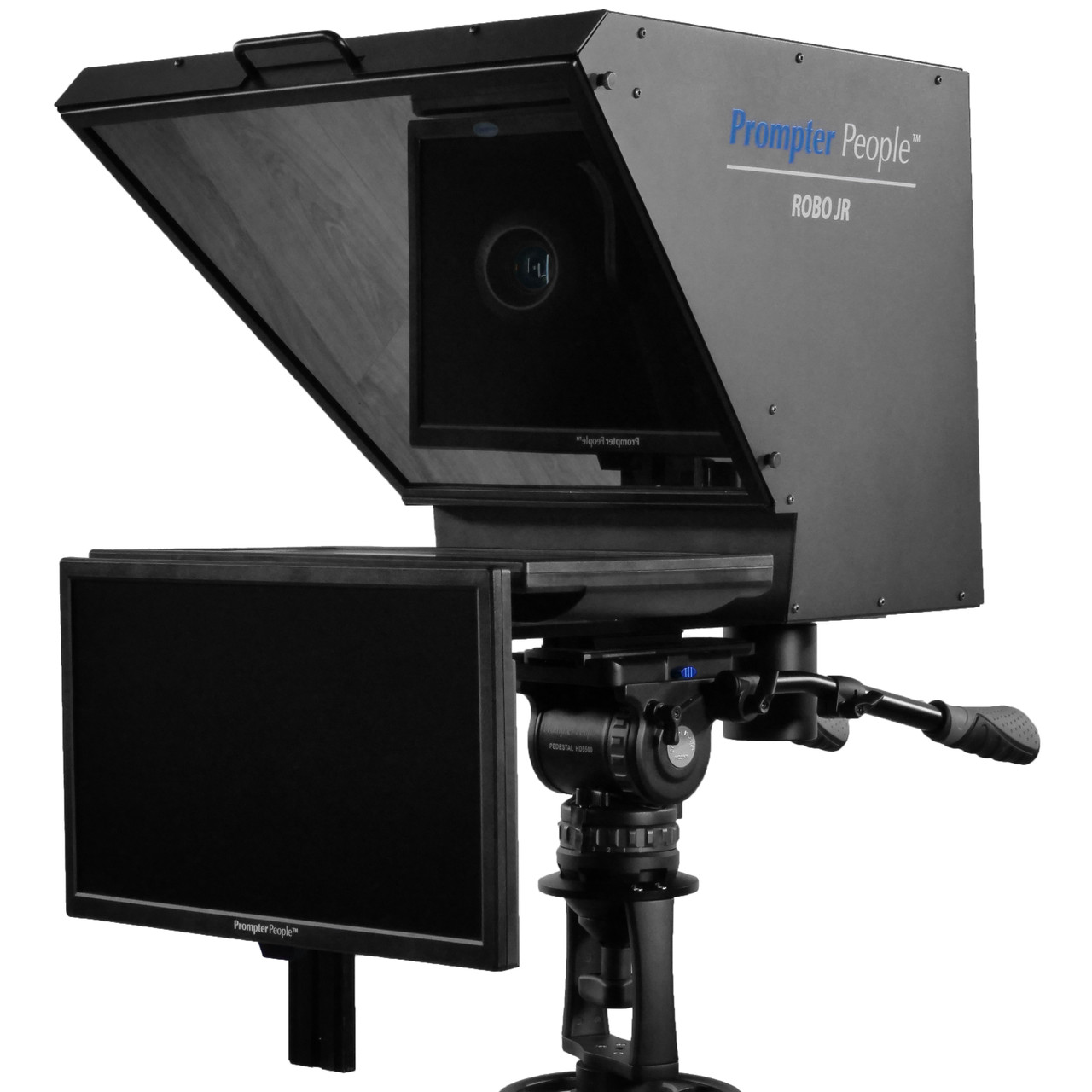 PTZ Camera and Robotic Camera Teleprompter with Talent Monitor HD-SDI ...