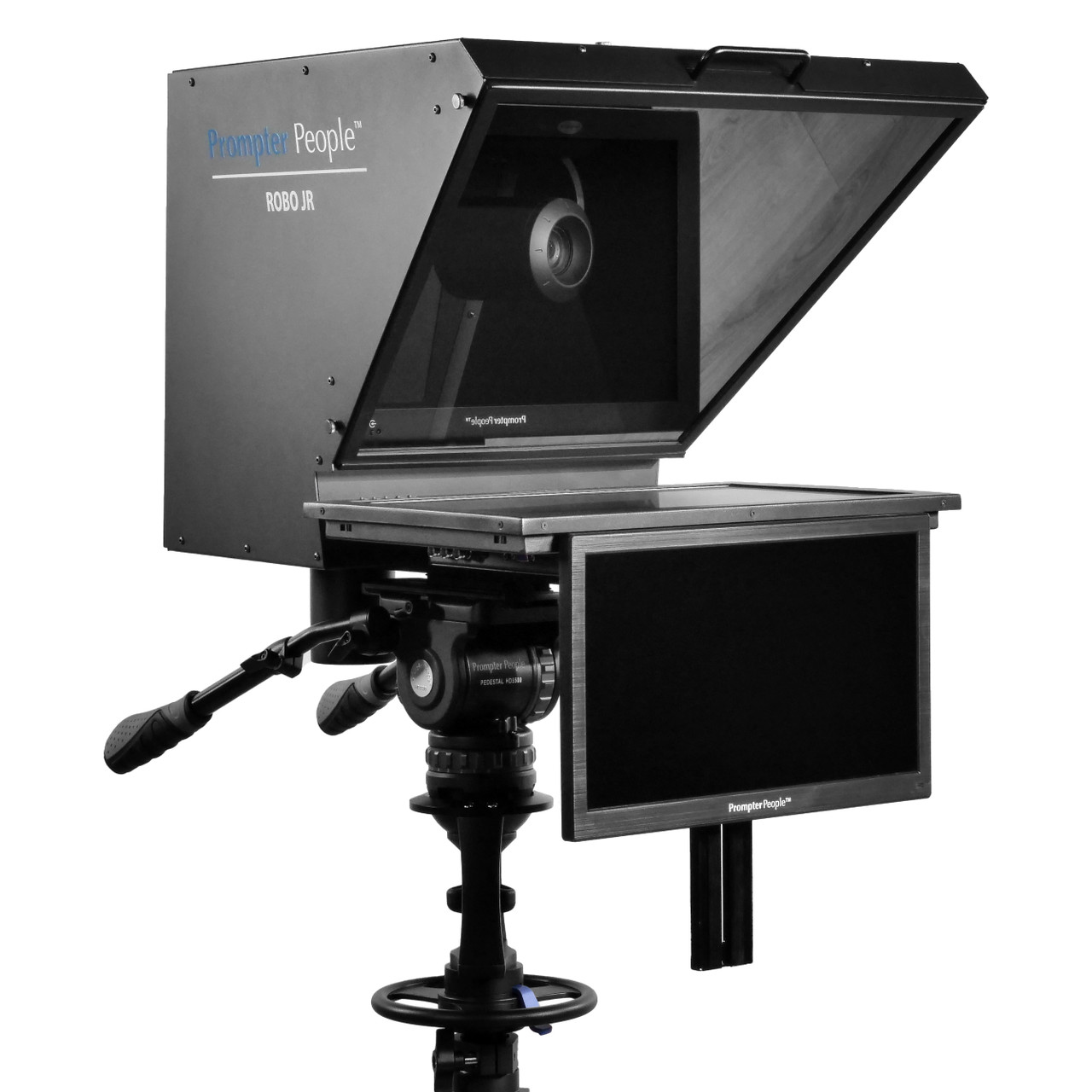 PTZ Camera and Robotic Camera Teleprompter with Talent Monitor HD-SDI ...