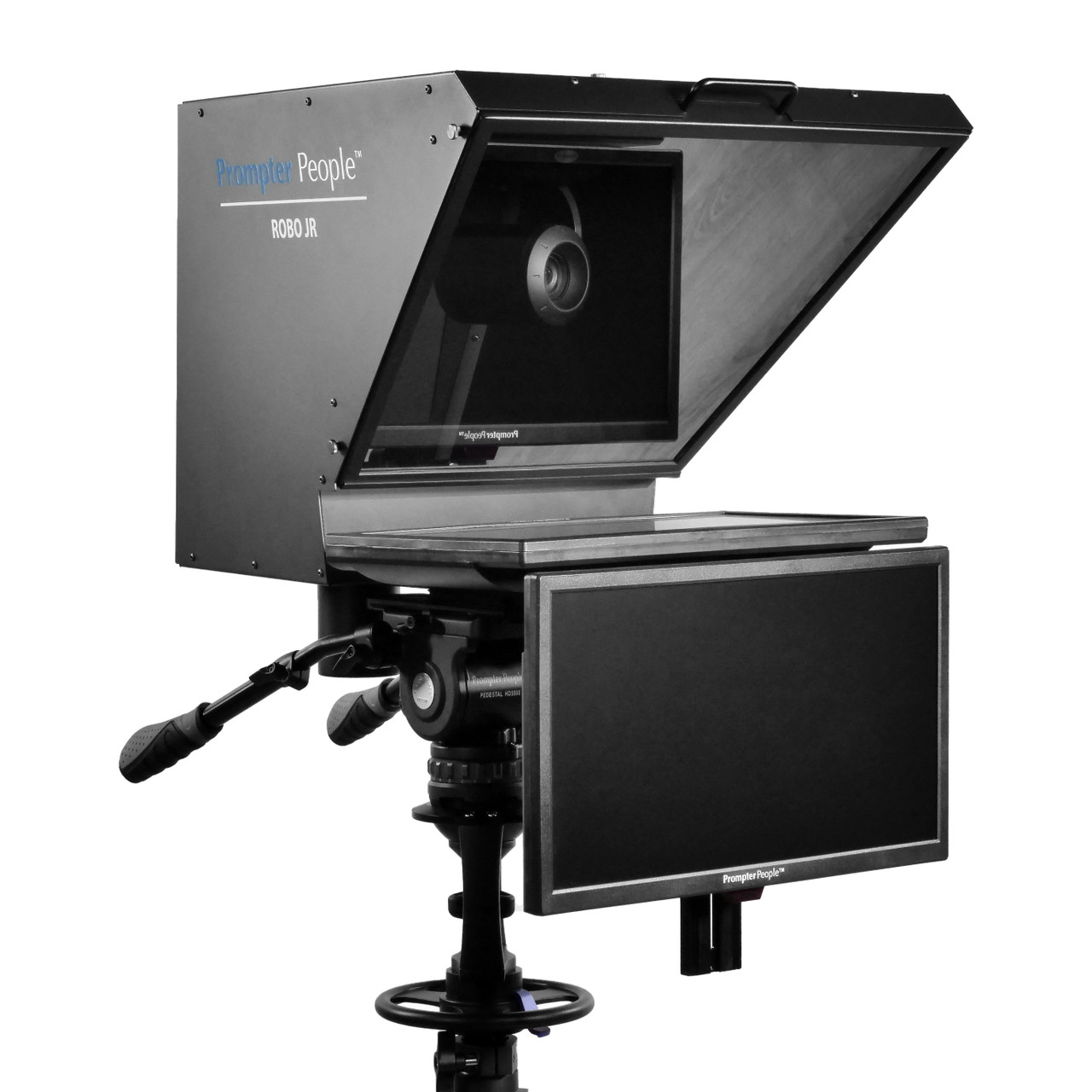 PTZ Camera and Robotic Camera Teleprompter with Talent Monitor HD-SDI ...