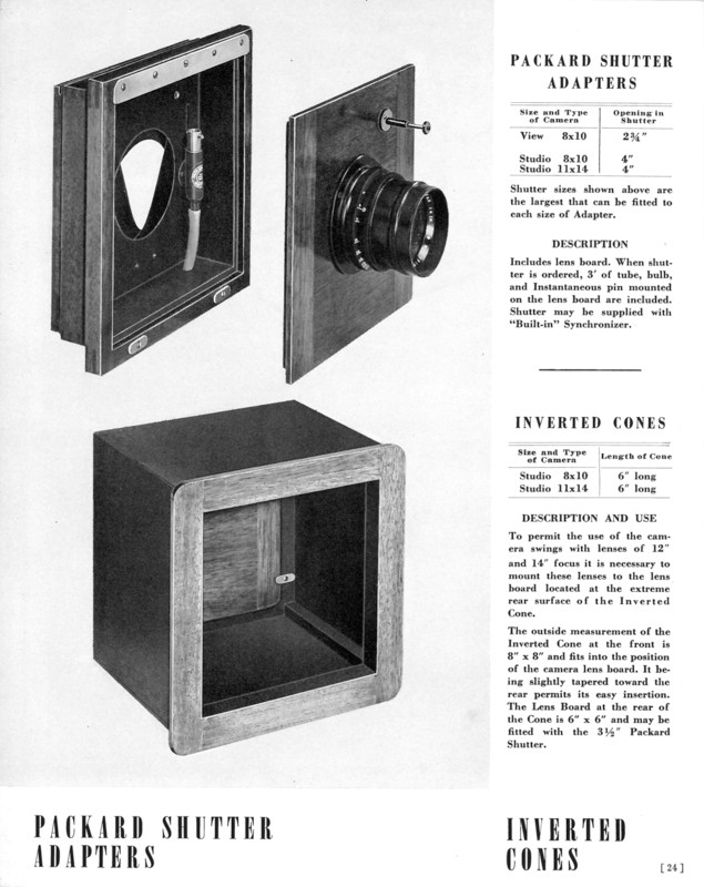 Deardorff Packard Shutter Adapter - Surplus Camera Gear