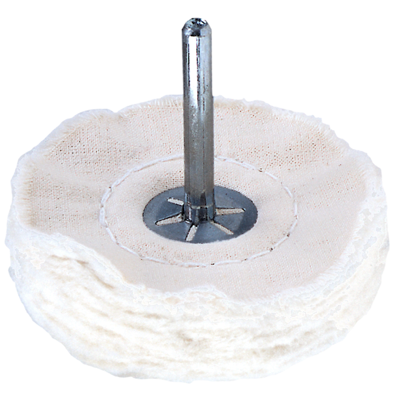3" Shank Mounted Cotton Buffing Wheel | 40ply | Formax 515-403 - Lehigh ...