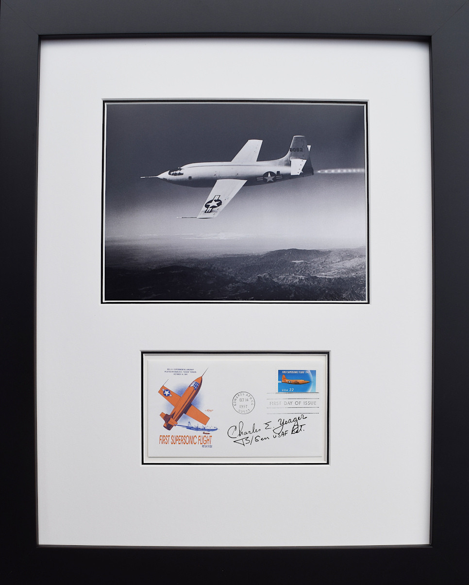 Cuck Yeager with the Bell X-1 - First Supersonic Flight Envelope