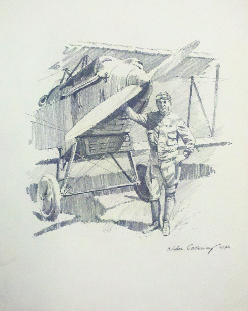 Barnstormer Pencil Sketch - planejunkie