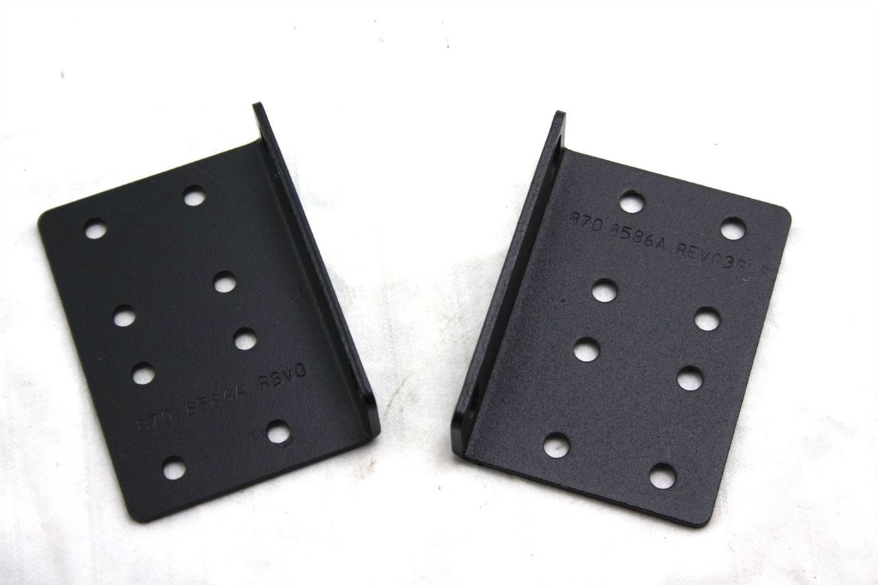 Server Black 4" Heavy Duty Rack Ear Mounting Brackets Left & Right 870 ...