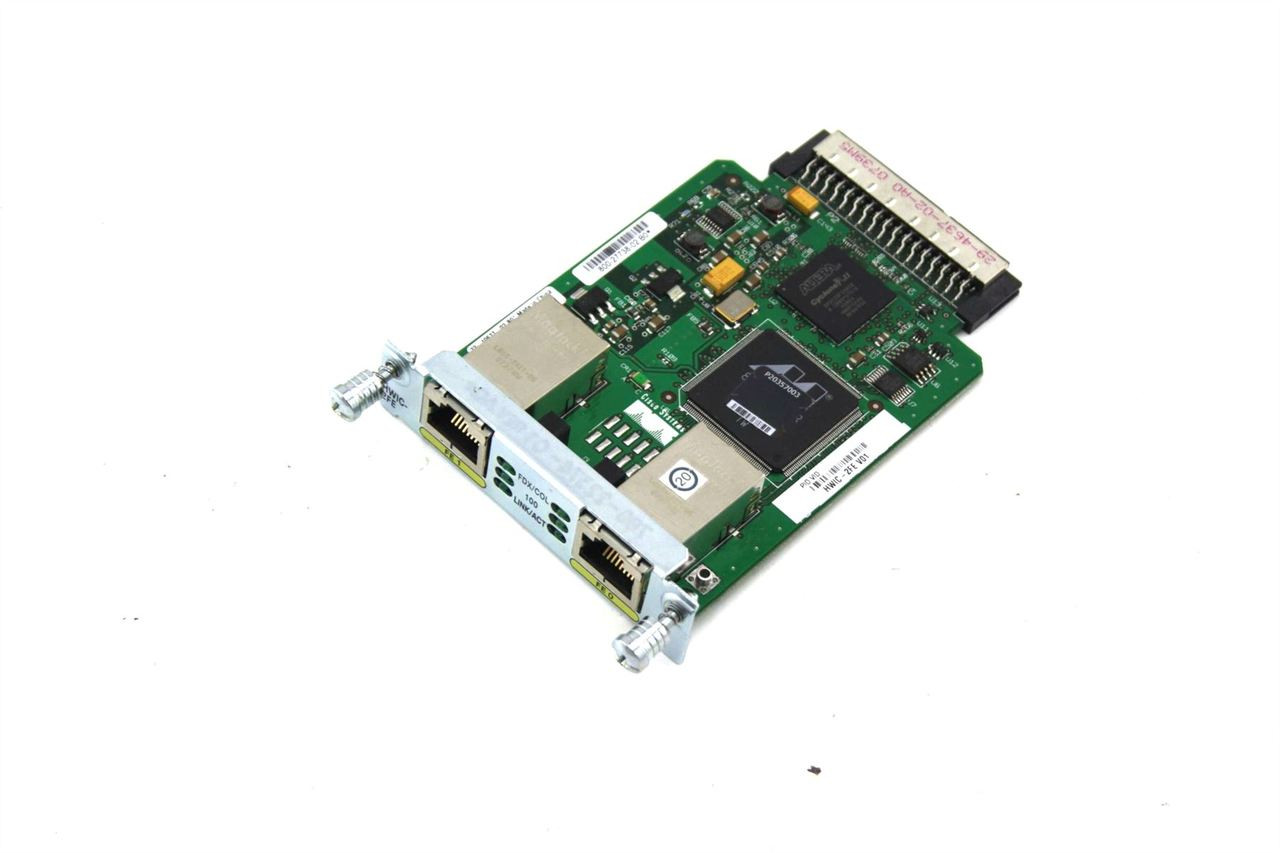 Genuine Cisco HWIC-2FE Server 2 Port Fast Ethernet High-Speed WAN ...