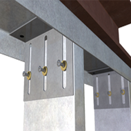Light Gauge Steel Connectors - Vertical Deflection - CAP Drywall Trims