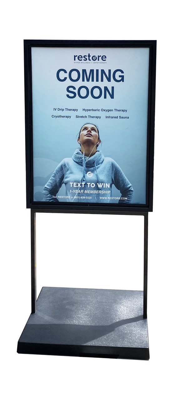 BrandStand Outdoor Deluxe 30x40 Sign Holder - Workplace Goods