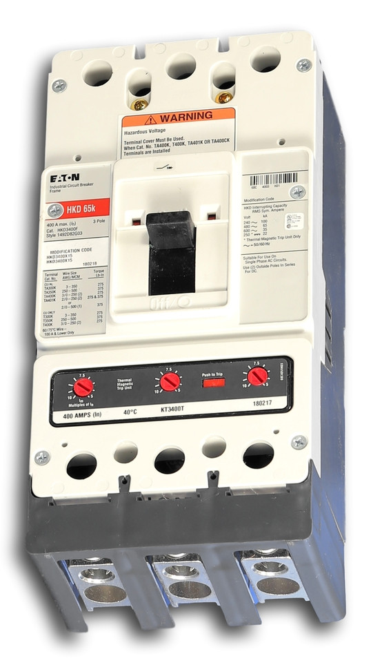 HKD3400X15 Eaton Complete Frame Circuit Breaker - Breaker Outlet