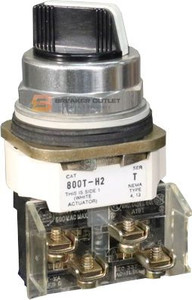 800T-H2A 30mm Allen-Bradley 2 Position Selector Switch - Breaker Outlet