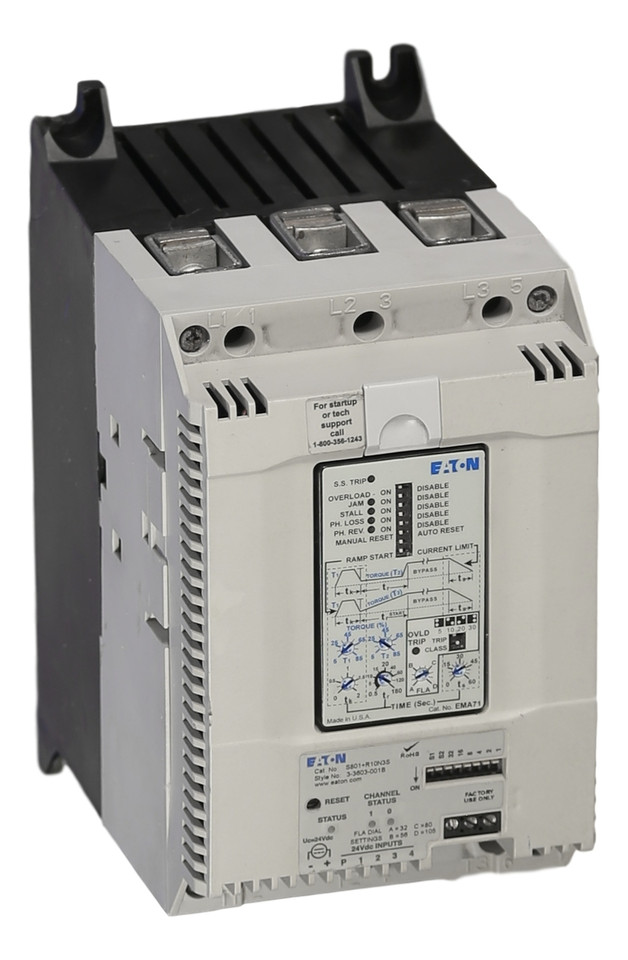 S801+R10N3S Eaton Soft Start 105 Amps Re-Certified - Breaker Outlet