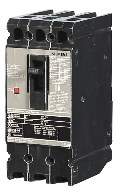 HED63B060 Type ED6 Sentron Circuit Breaker by SIEMENS - Breaker Outlet