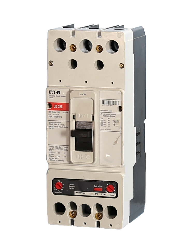 JD2200 Re-certified Circuit Breaker - Breaker Outlet