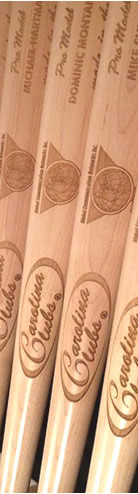 Engraved Baseball Bats - Carolina Clubs Custom Engraved Bats