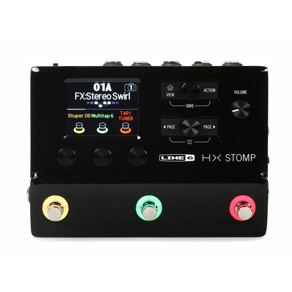 LINE 6 HX STOMP Professional Grade Multi-FX Guitar Processor Interface ...