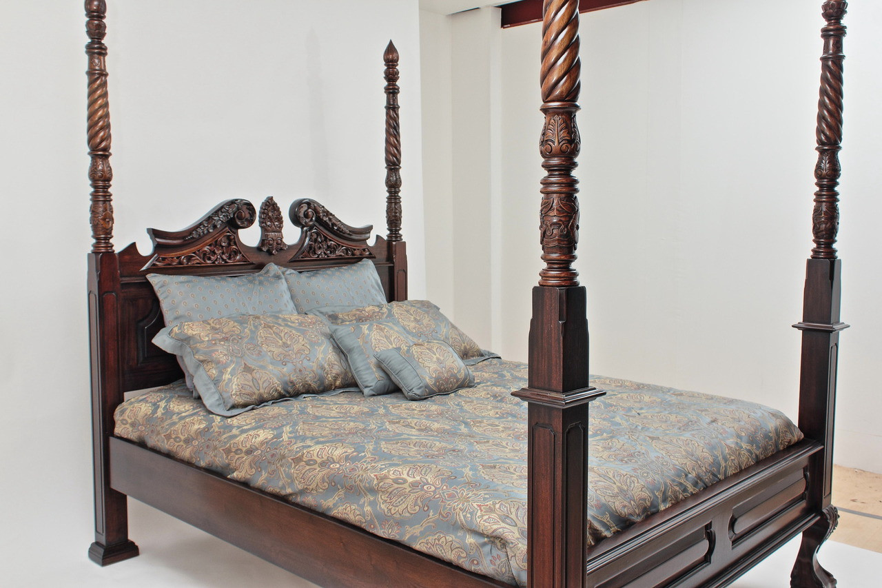 King Size Four Poster Canopy Bed