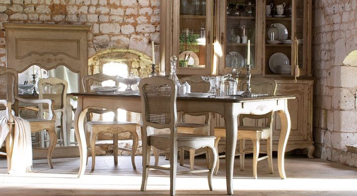 Antique french country dining table store