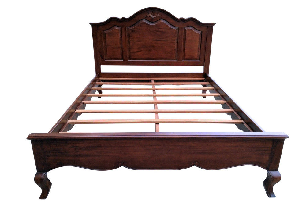 French Mahogany Bed Queen Size