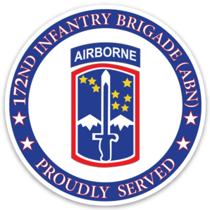 172nd Infantry Brigade (Airborne) Vinyl Cut Decal