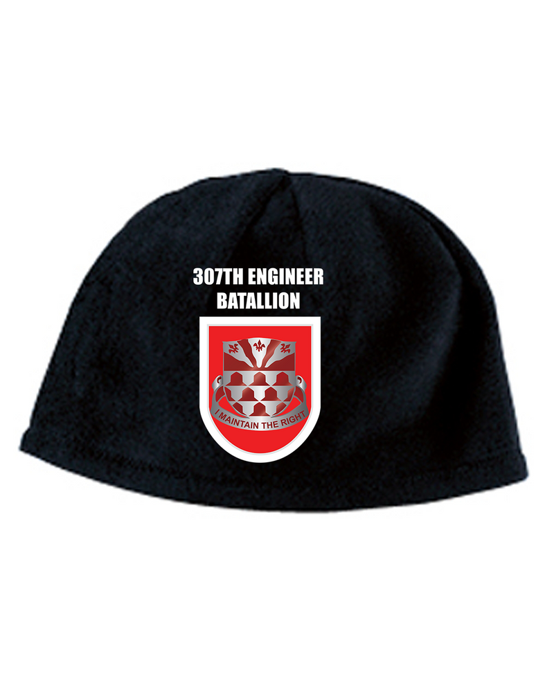 307th Combat Engineers Embroidered Fleece Beanie