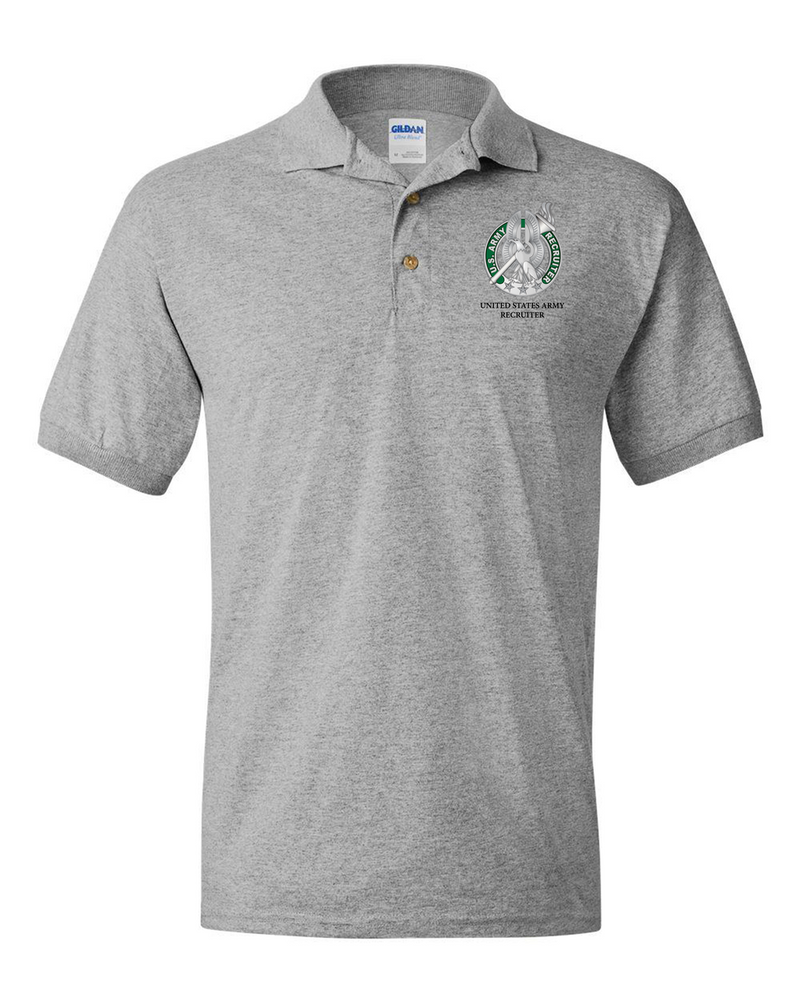 US Army Recruiter Embroidered Cotton Polo Shirt