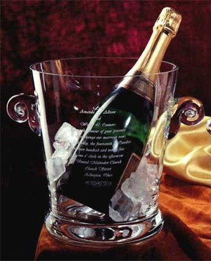 Custom Champagne Bucket | Custom Wedding Gifts | Hillary's Gifts