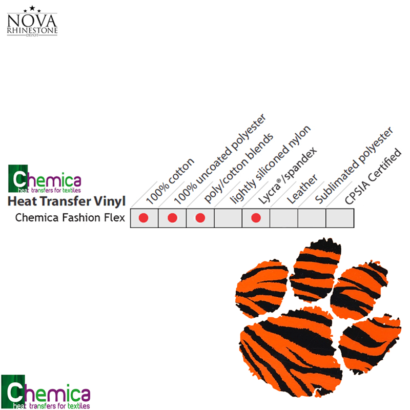 Paper, Party & Kids 15 x 12 CHEMICA FASHION FLEX Heat Transfer Vinyl 12 ...