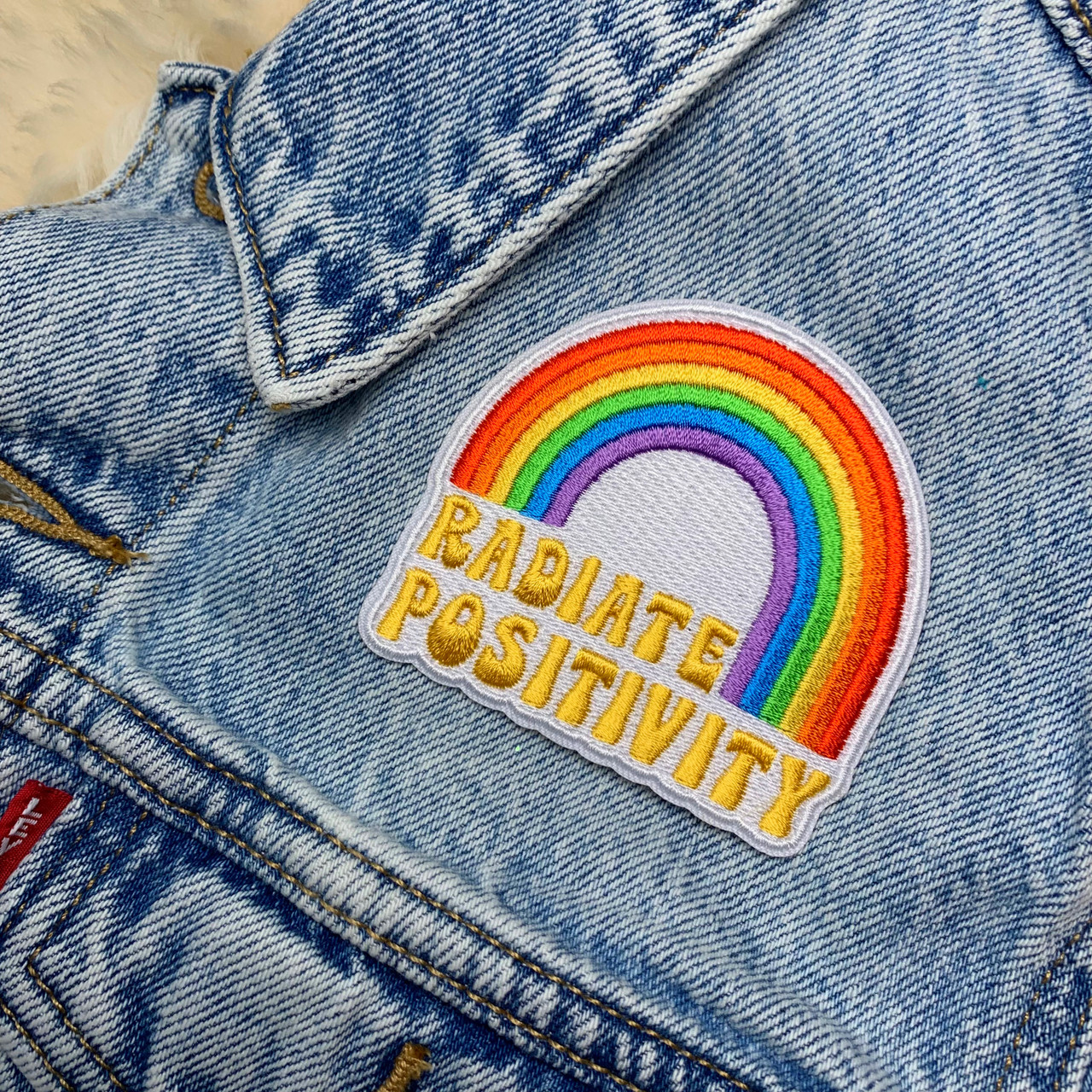 Radiate Positivity Rainbow Patch | Wildflower + Co.